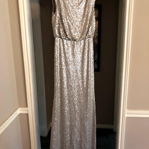 David's Bridal | Dresses | Davids Bridal Sequin Gown | Poshmark